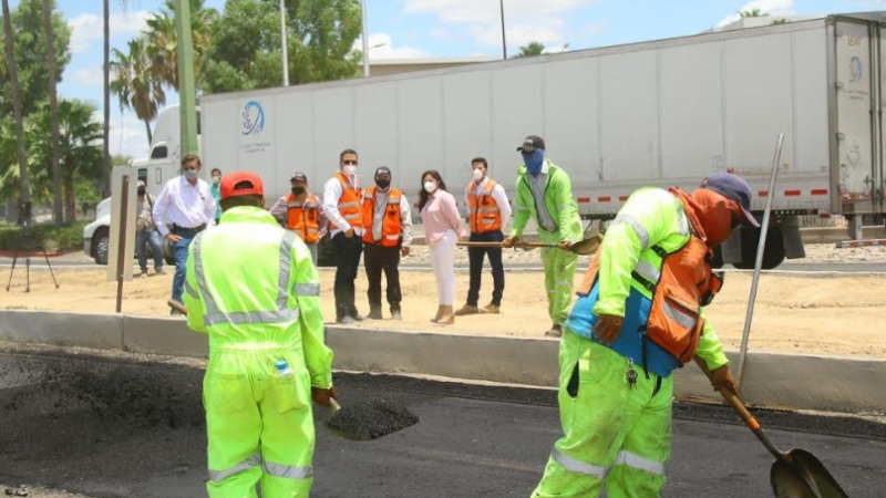 Supervisa Célida López obra de rehabilitación del bulevar Enrique Mazón ...