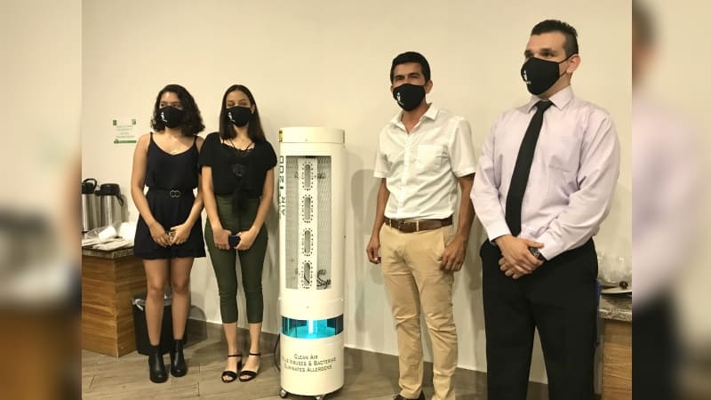 Presenta Unison el SAFE AIR I200, combate contagio aéreo de COVID-19 y ...