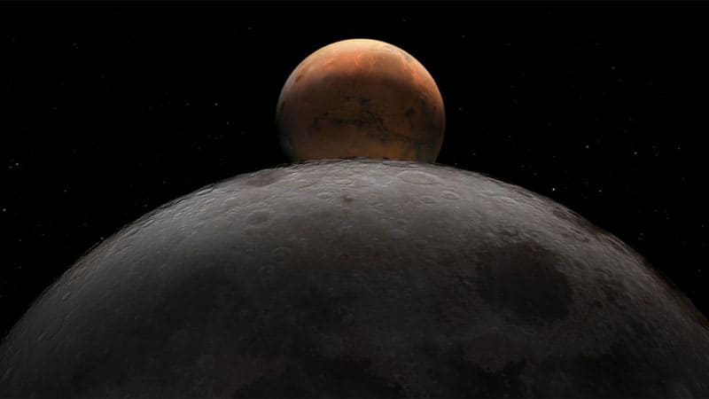 Este martes, la Tierra alcanzará su distancia más cercana a Marte ...