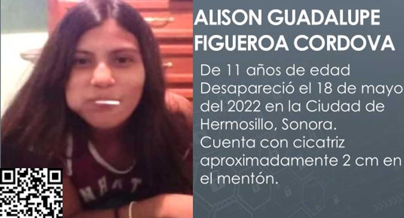 Buscan a la menor Alison Guadalupe, de 11 años; desapareció el 18 de ...