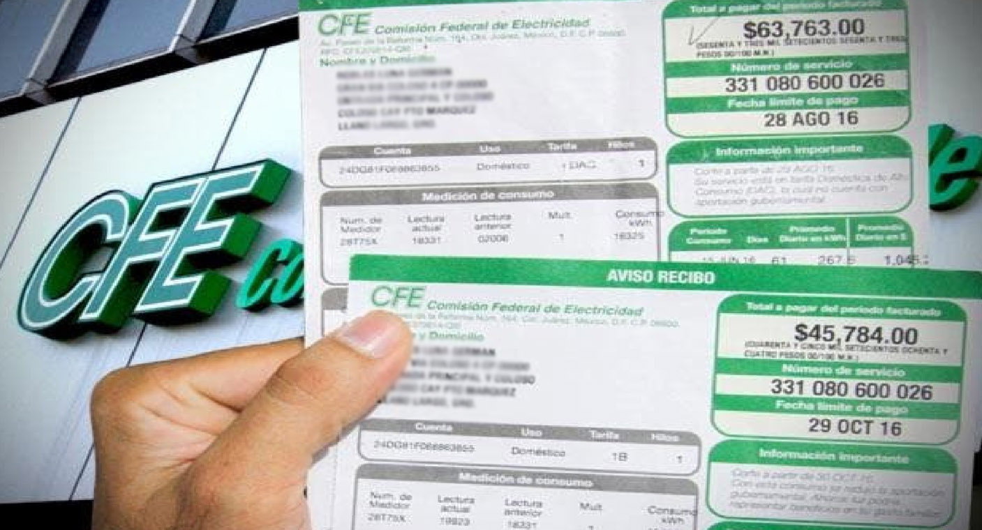 ¿Cómo leer el recibo de CFE?: Ocho consejos para reducir cuotas ...