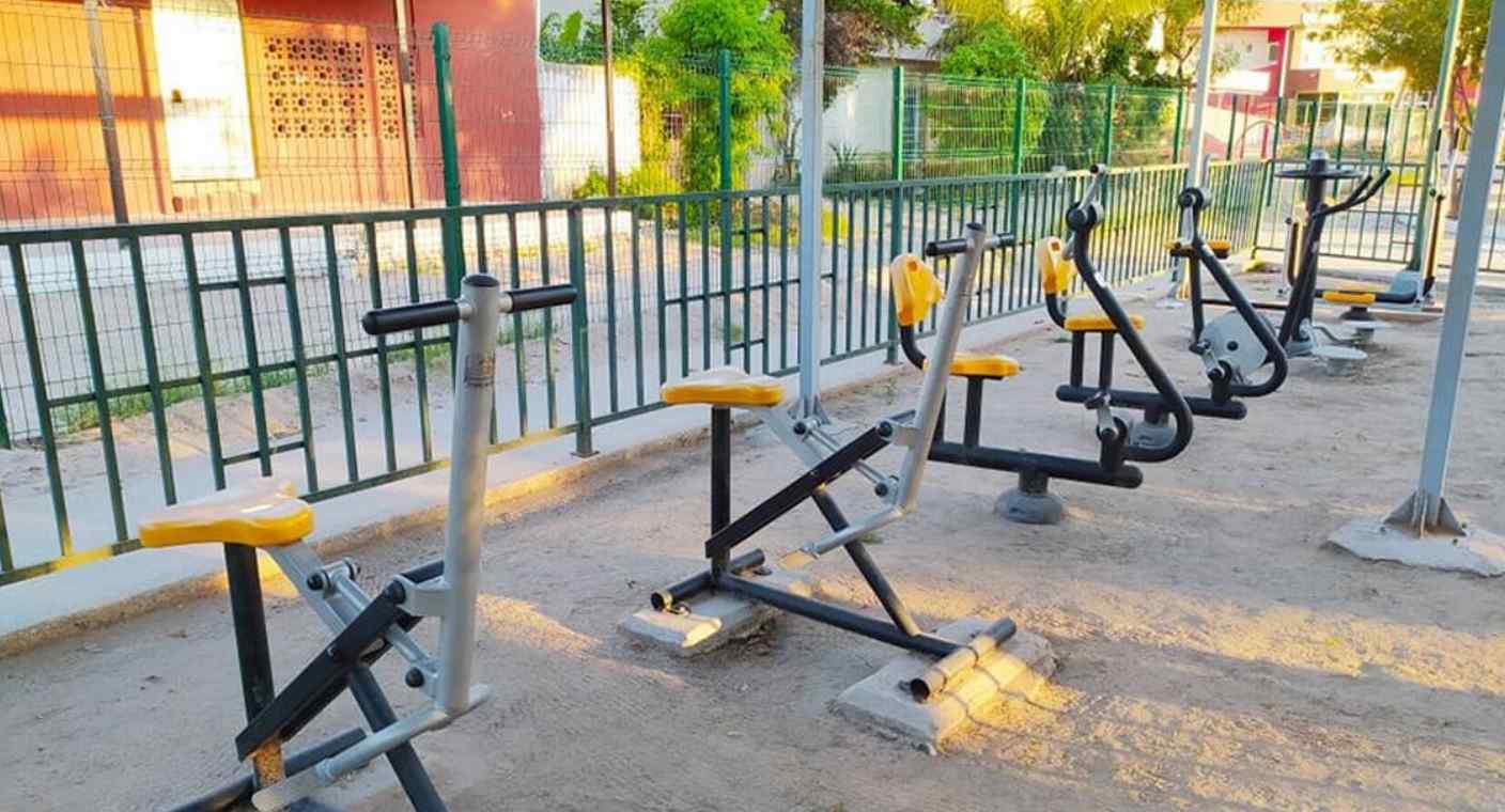 Detienen a sujeto mientras robaba maquina de ejercicios en parque de la ...