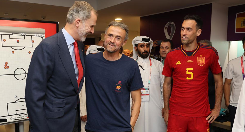 Rey Felipe VI de España felicita a la Furia Roja tras goleada ante ...