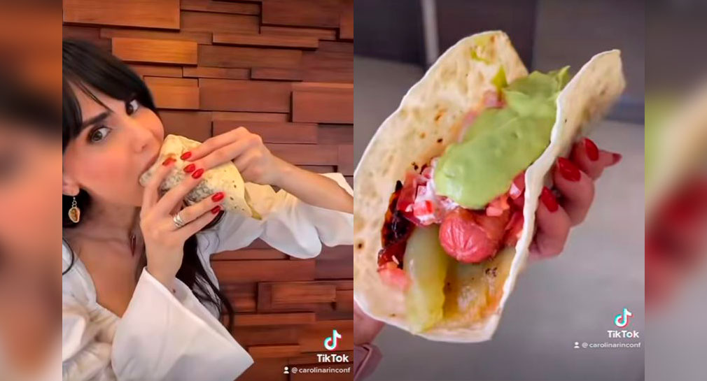 Así hace el taco dogo la tiktokera de Sonora, Carolina Rincón, ¿se te ...