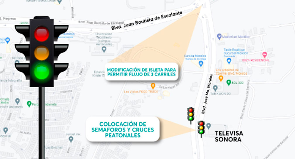 Operará un nuevo semáforo en bulevar Morelos, entre Progreso y Santa ...