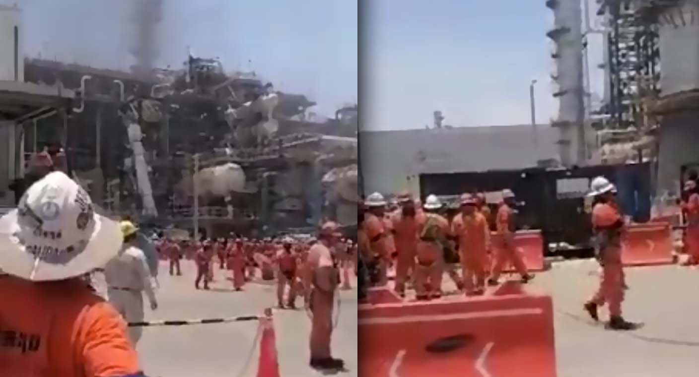Reportan incendio en refinería Olmeca en Dos Bocas por supuesta ...