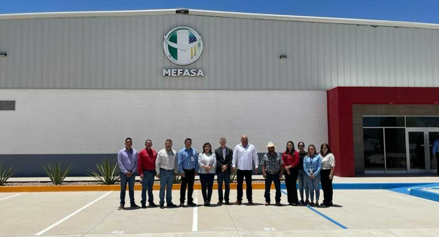 Inaugura secretaria de Economía planta aeroespacial en Cumpas, con la ...