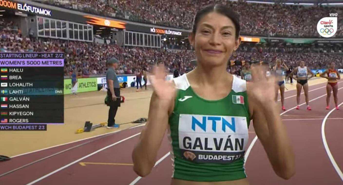 La mexicana Laura Galván rompe récord en Mundial de Atletismo y ...