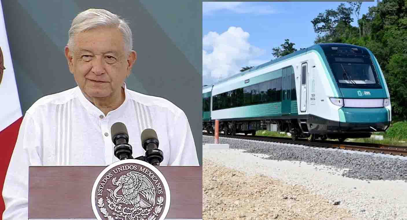 AMLO inaugura primer tramo del Tren Maya en Campeche: 'Es una obra ...