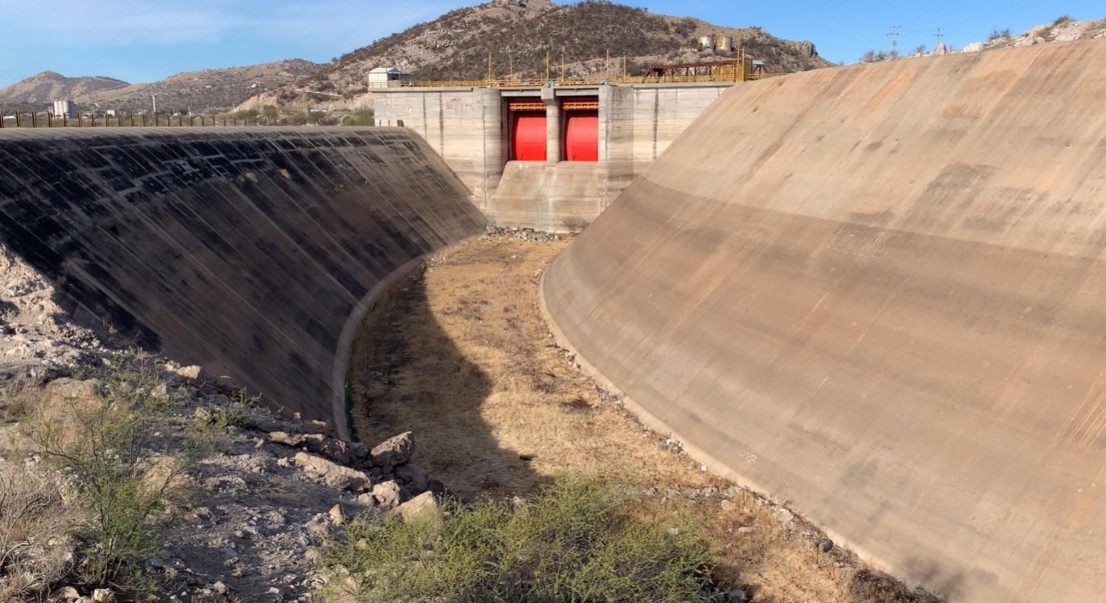 Así luce seca y sin agua la presa Abelardo L. Rodríguez de Hermosillo ...