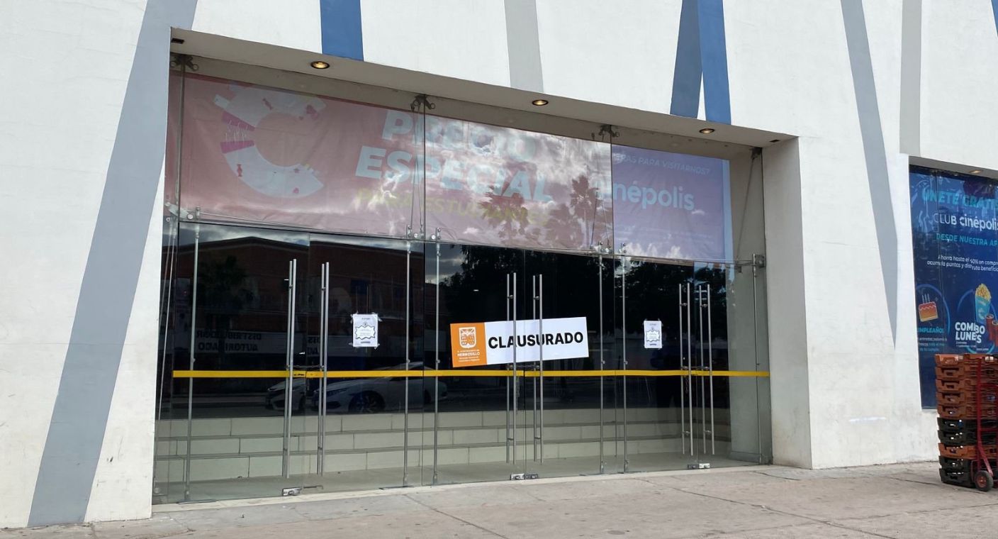 Clausuran Cinépolis de bulevar Luis Encinas en Hermosillo - Proyecto Puente