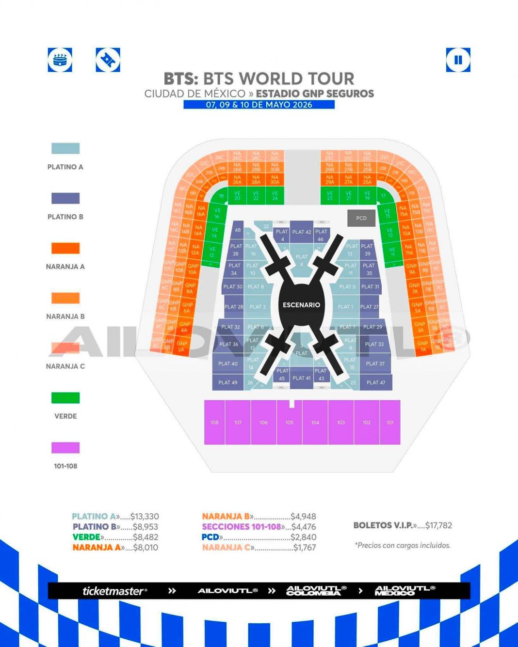 BTS en México 2026: precios, preventa y requisitos para conseguir ...