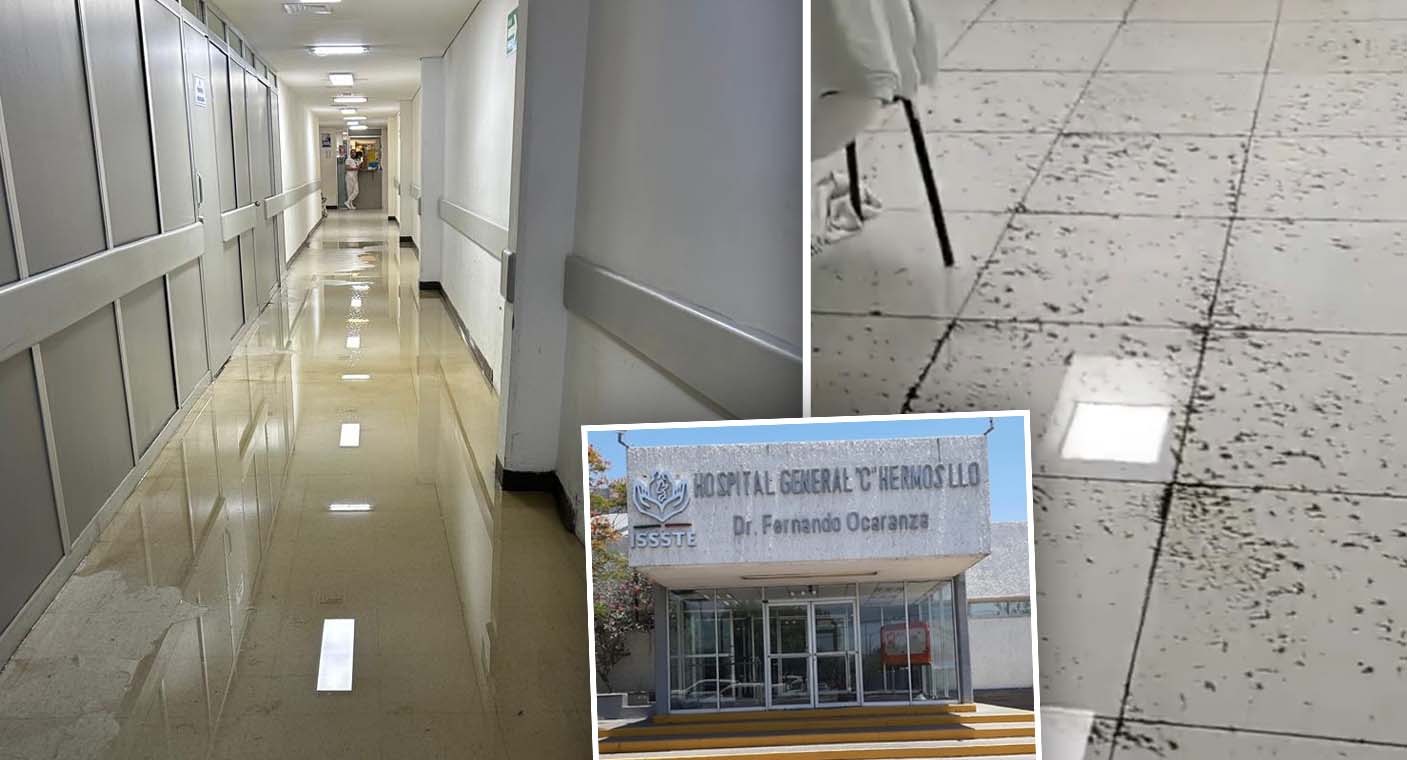 Exhiben charcos e infiltración de agua en hospital del ISSSTE tras ...