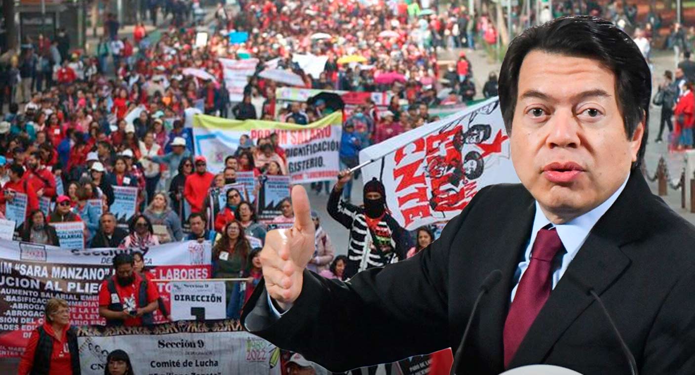 Mario Delgado critica a la CNTE: rechazaron adelantar vacaciones y ...